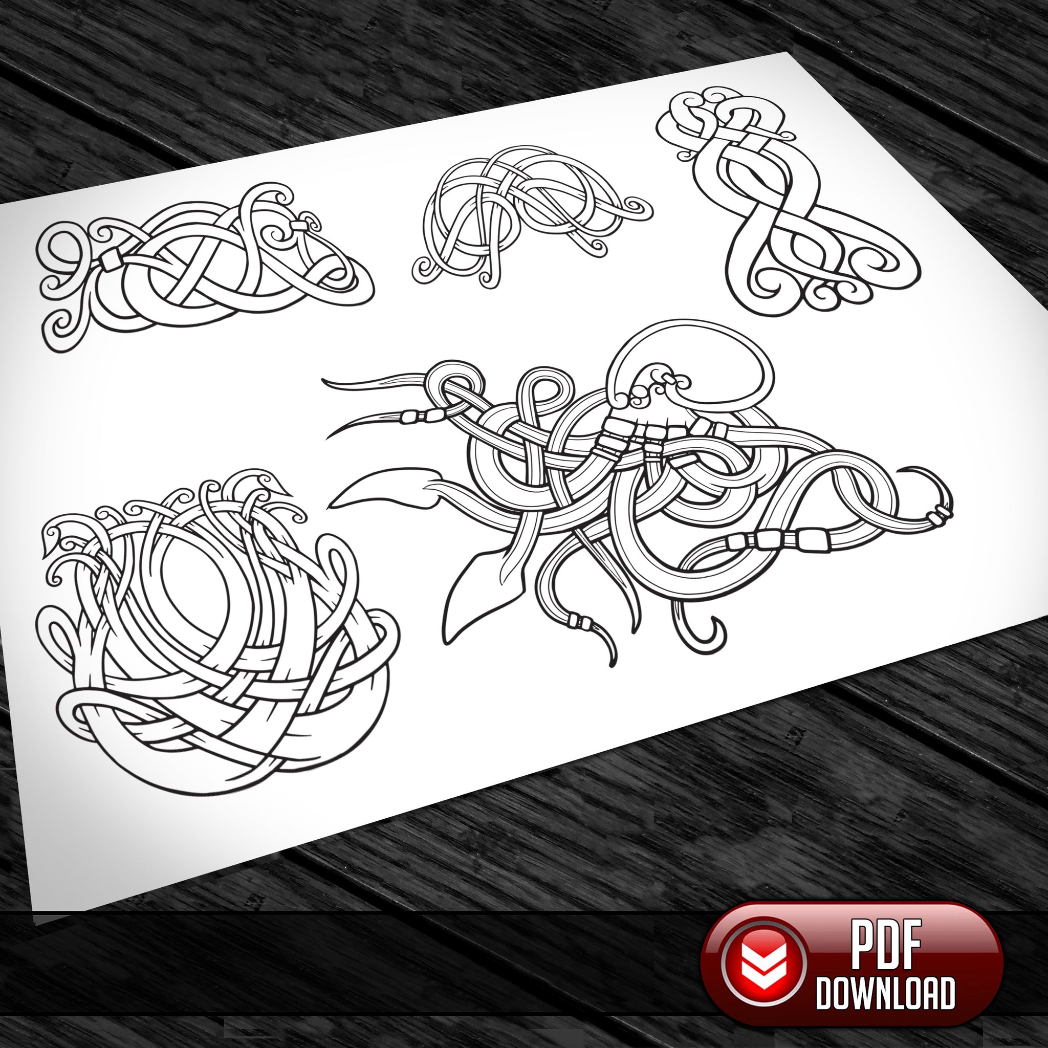 Leather Patterns - Viking Artwork - Armor | Dark Horse Workshop
