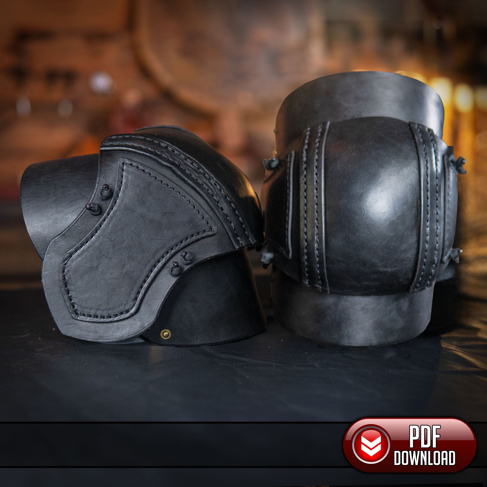 Leather Armor Patterns - PDF SVG | Dark Horse Workshop