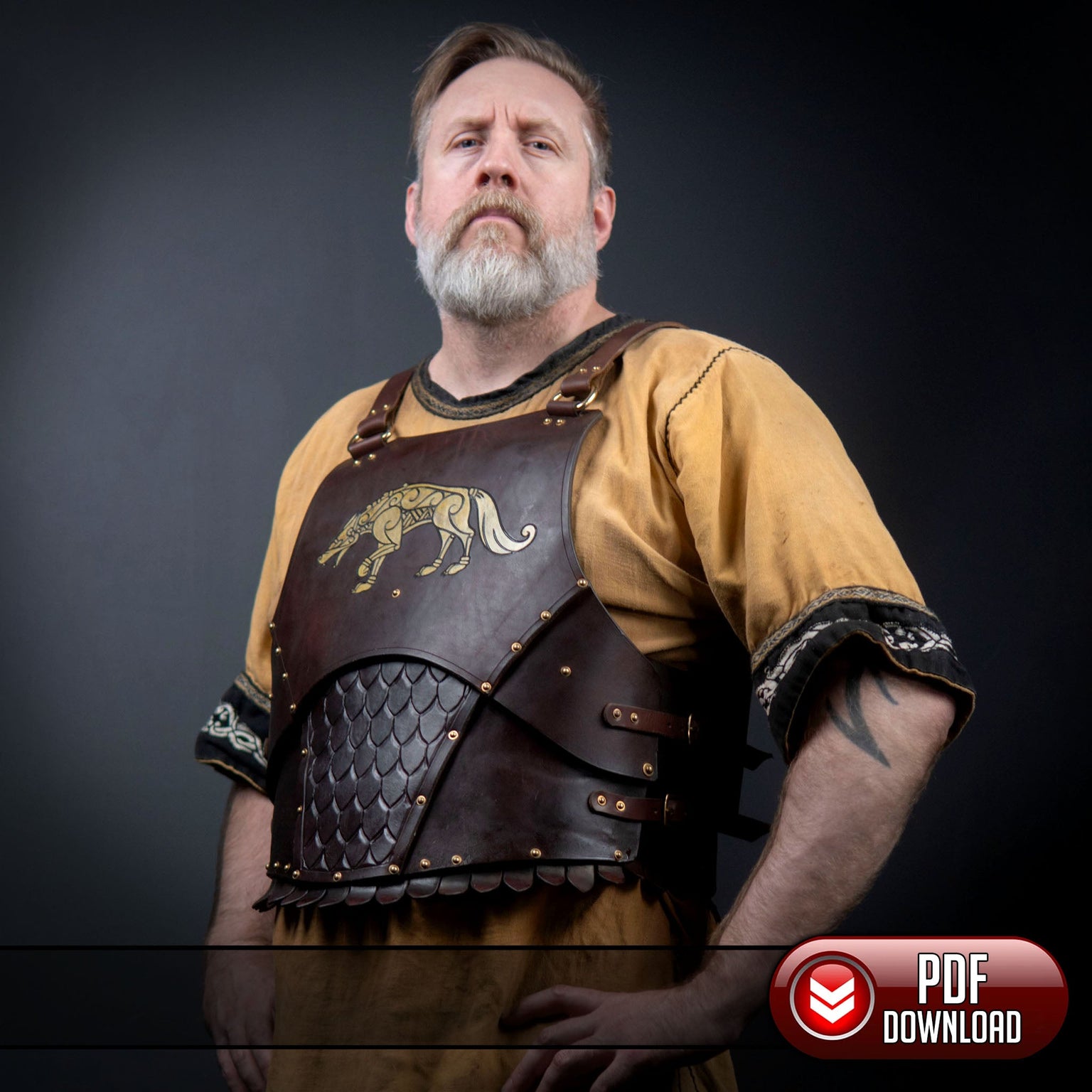 Leather Armor Patterns - PDF SVG | Dark Horse Workshop