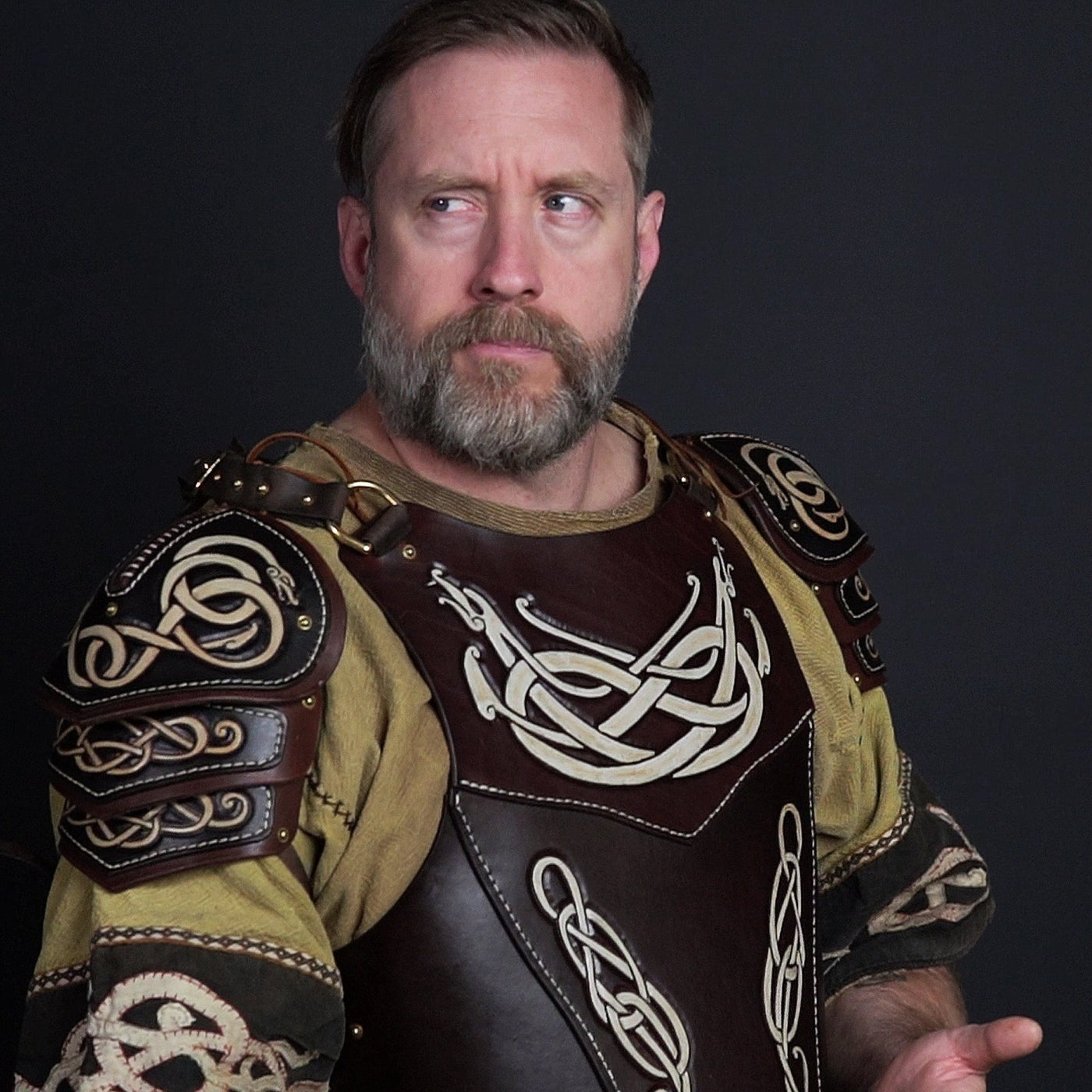 Leather Cuirass - Breastplate - Backplate | Leather Armor | Viking Ser ...