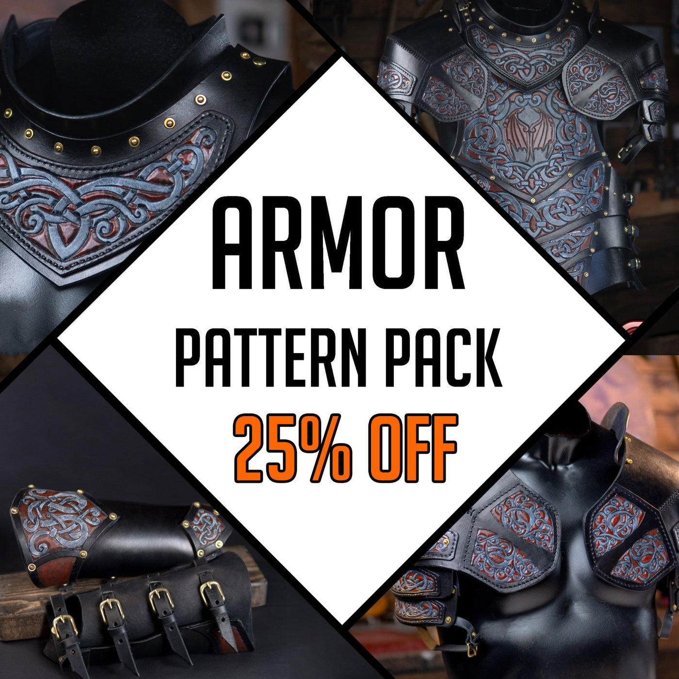 Leather Armor Pack - PDF SVG Laser| Dark Horse Workshop
