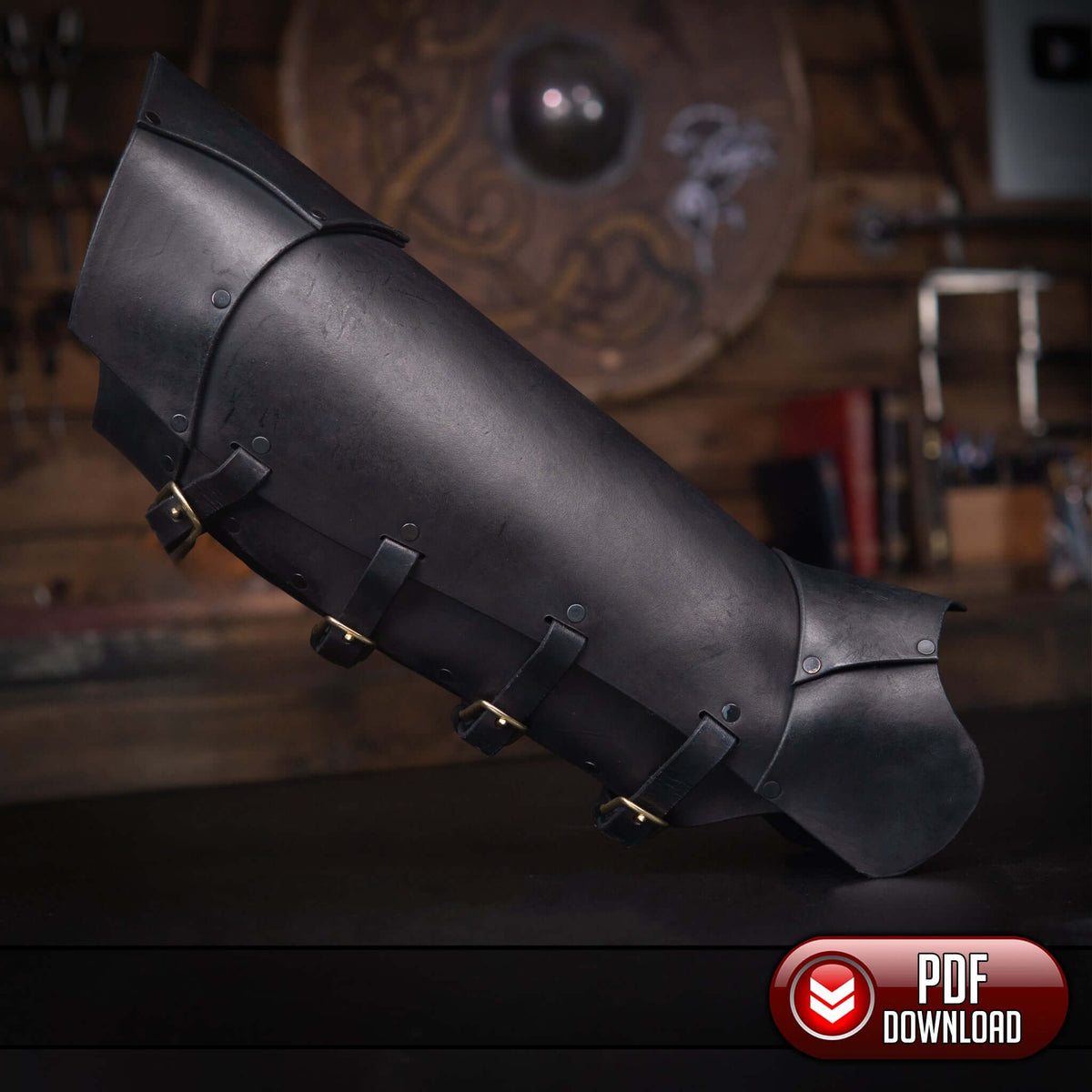Leather Greaves Pattern - Armor | Dark Horse Workshop
