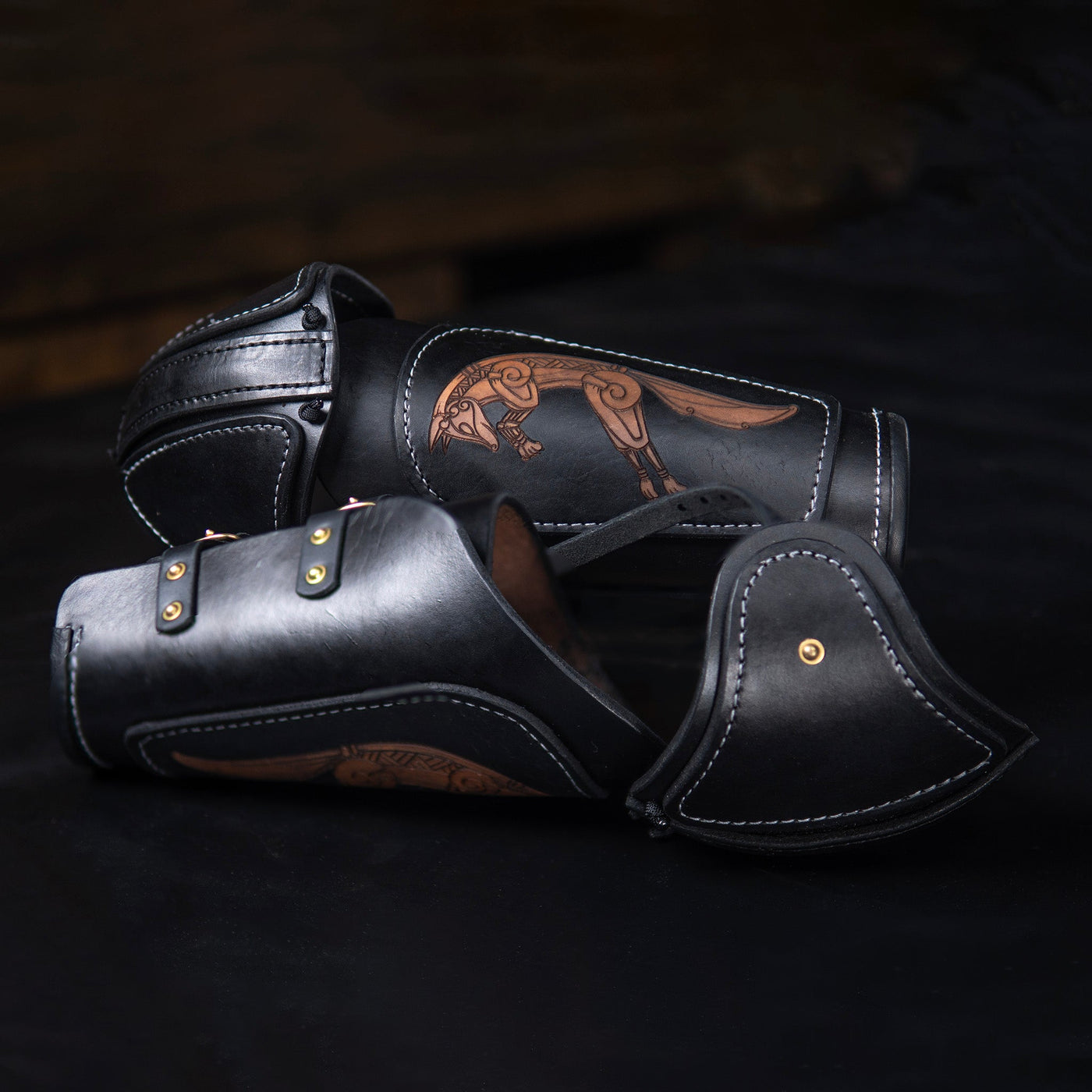 Leather Vambrace Elbow Pattern - Leather Armor | Dark Horse Workshop