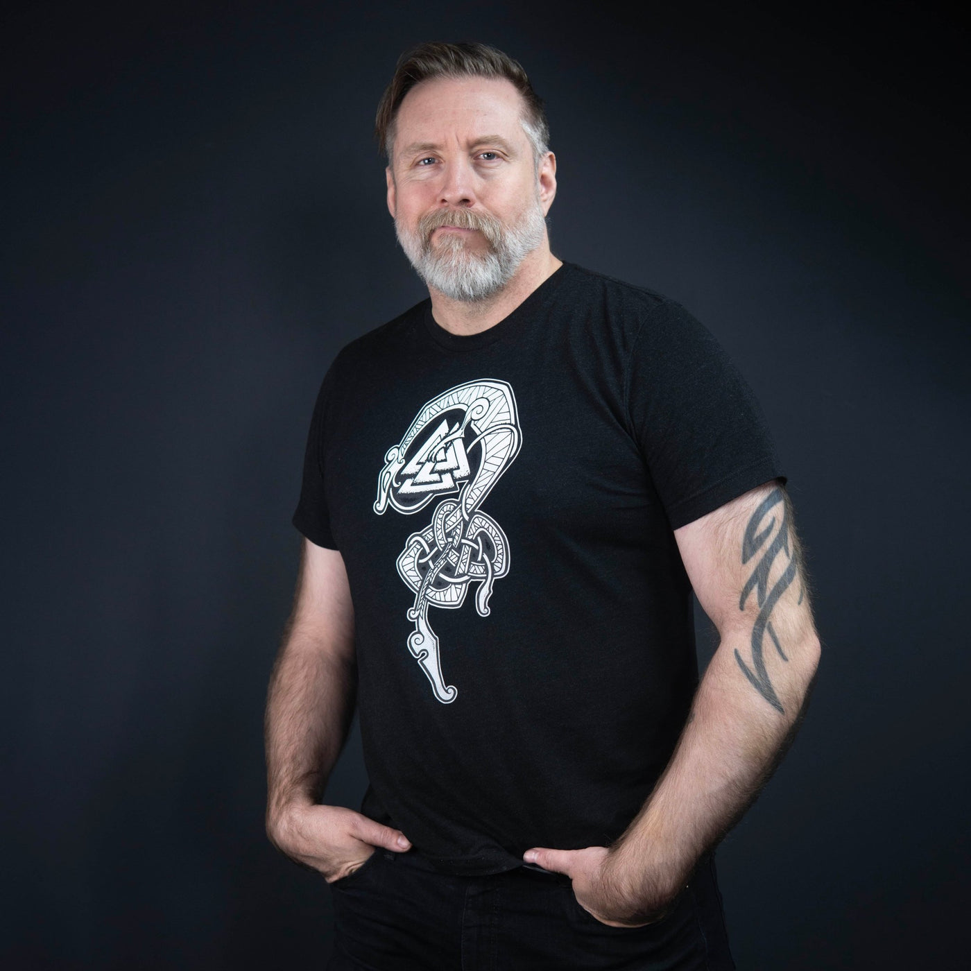 Viking Serpent Valknut T-Shirt | Dark Horse Workshop