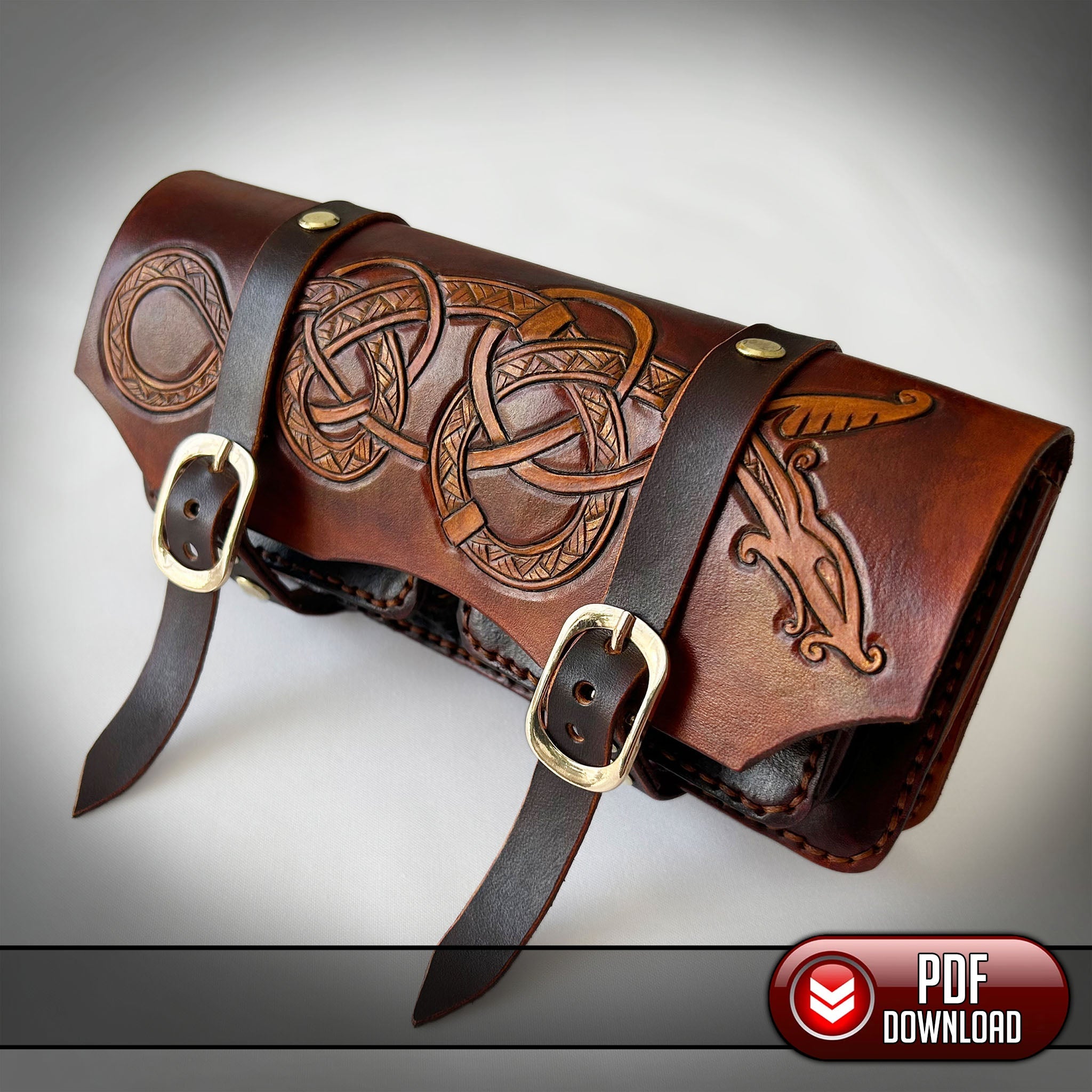 Leather Medieval Pouch Patterns | Dark Horse Workshop