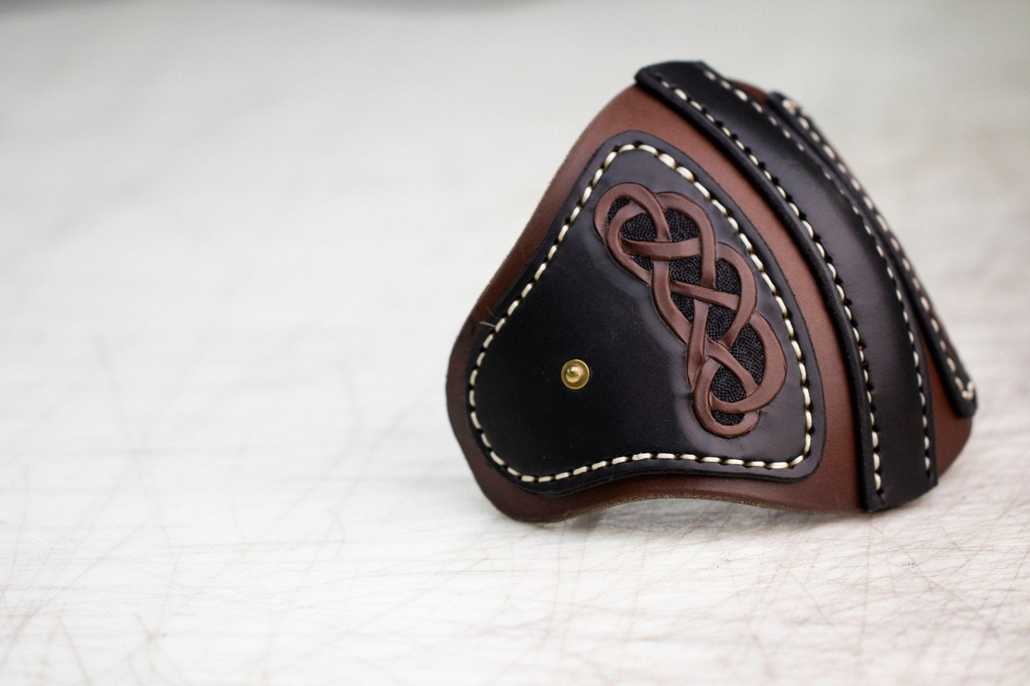 Leather Elbow Pattern - Armor Knotwork - SCA | Dark Horse Workshop