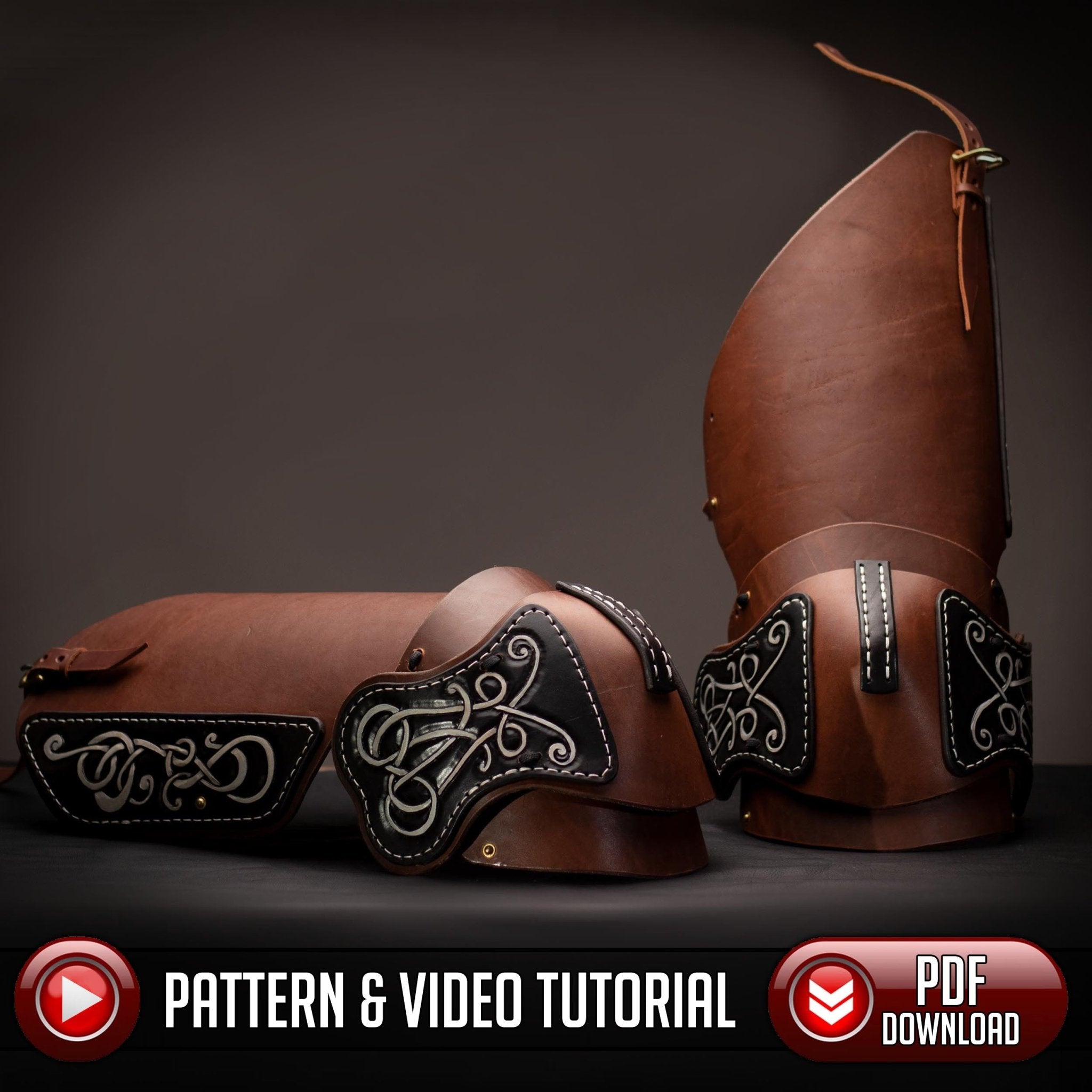 Leather Armor Patterns - PDF SVG | Dark Horse Workshop