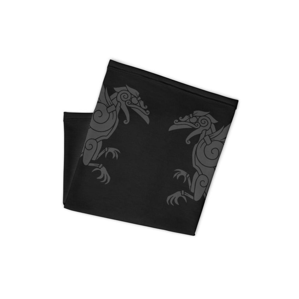 Raven Neck Gaiter // Viking Raven — Dark Horse Workshop