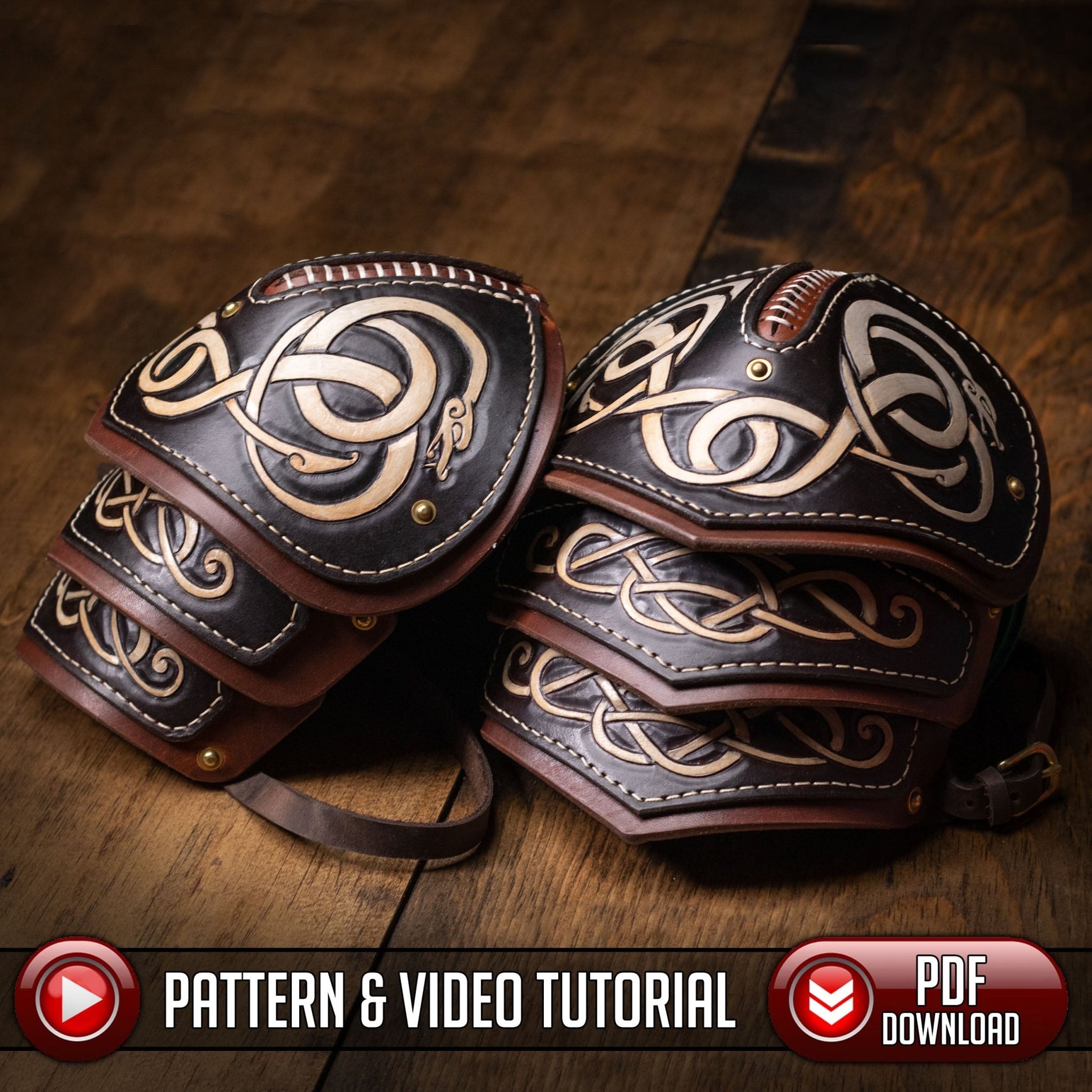 Leather Shoulder Pattern - Spaulders - Armor | Dark Horse Workshop