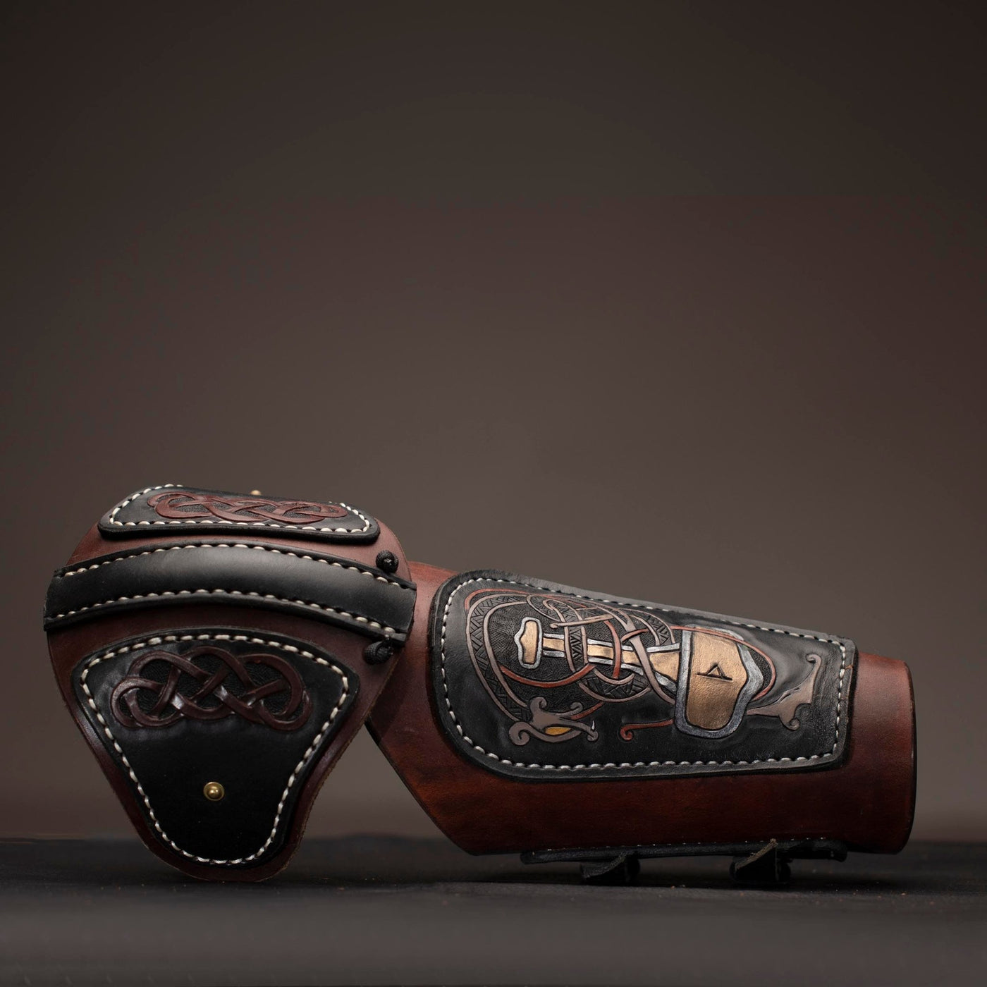 Leather Vambrace Elbow Pattern - Leather Armor | Dark Horse Workshop