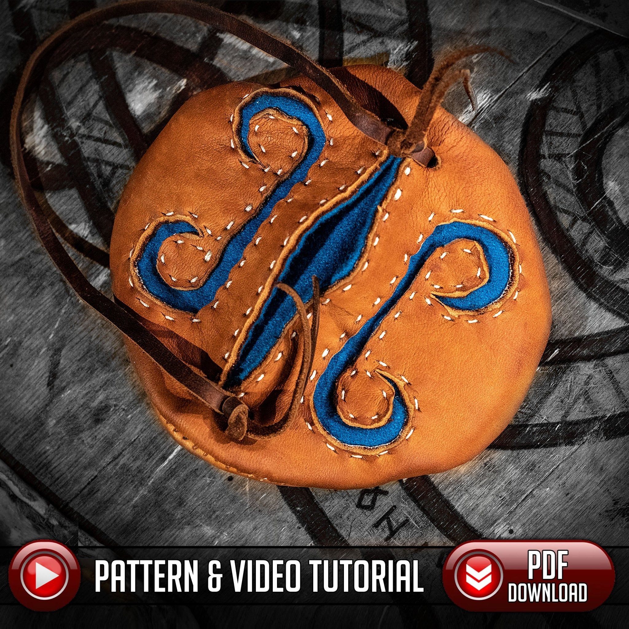 Leather Medieval Pouch Patterns | Dark Horse Workshop
